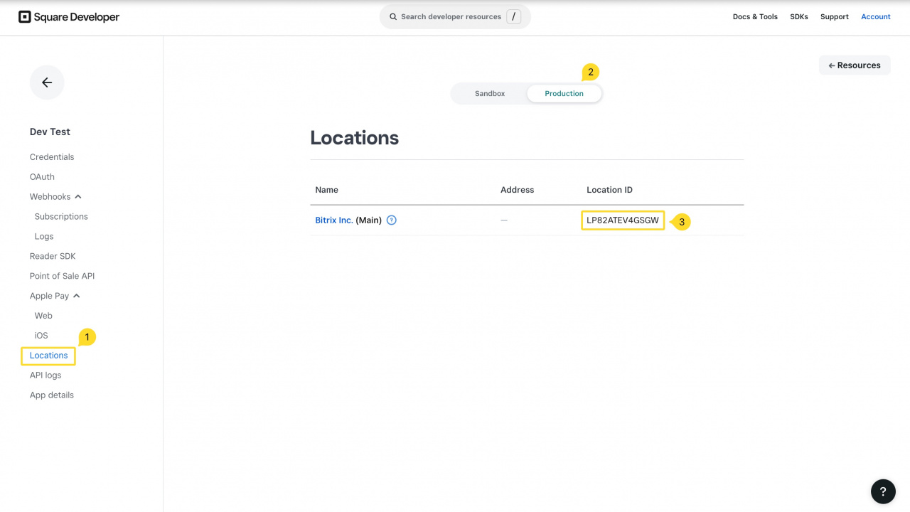Squareup Integration